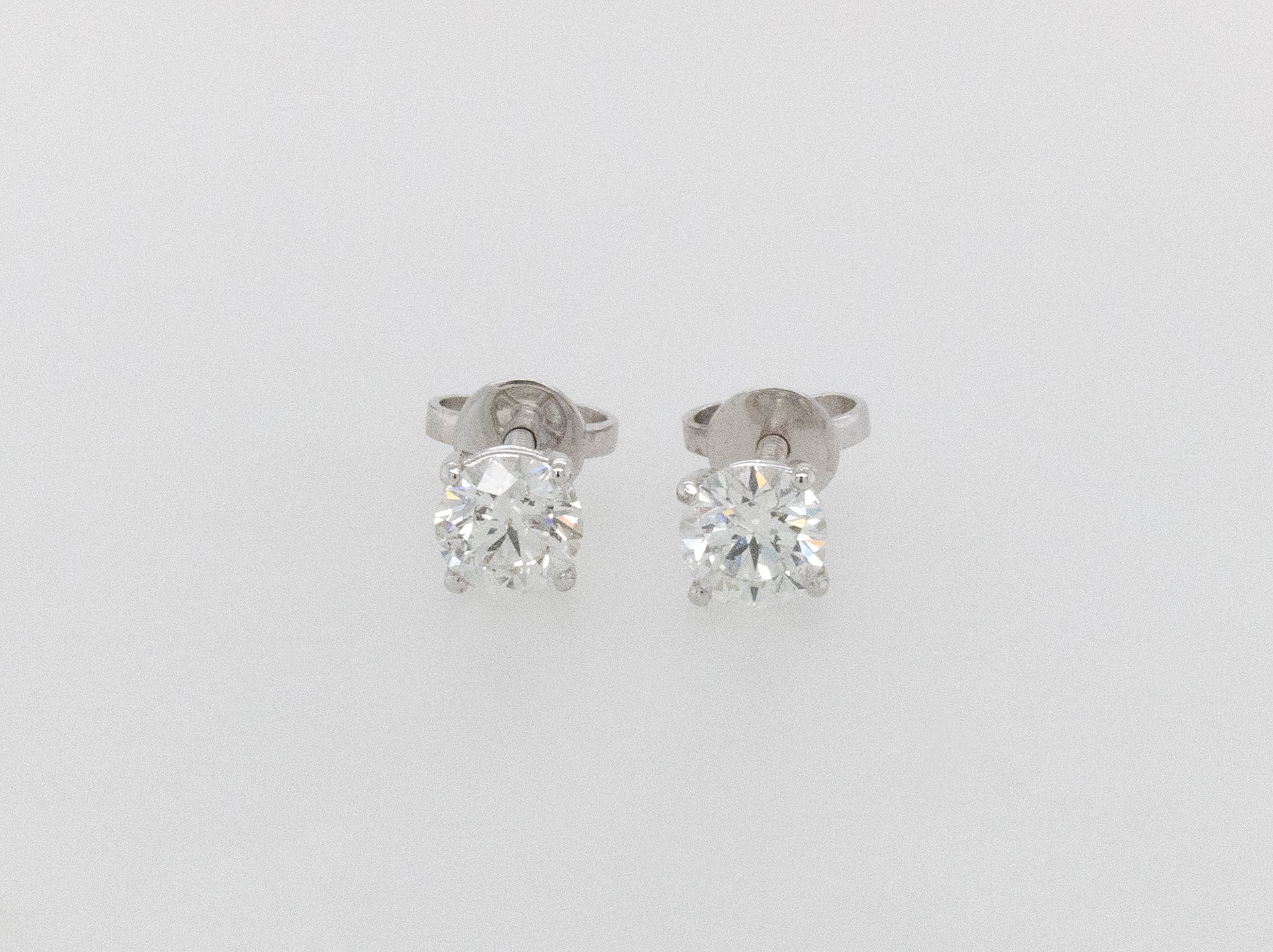 Large Diamond Stud Earrings – Gemara